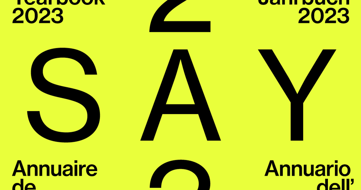 Exposition SAY - Swiss Architecture Yearbook 2023 - HTA-FR