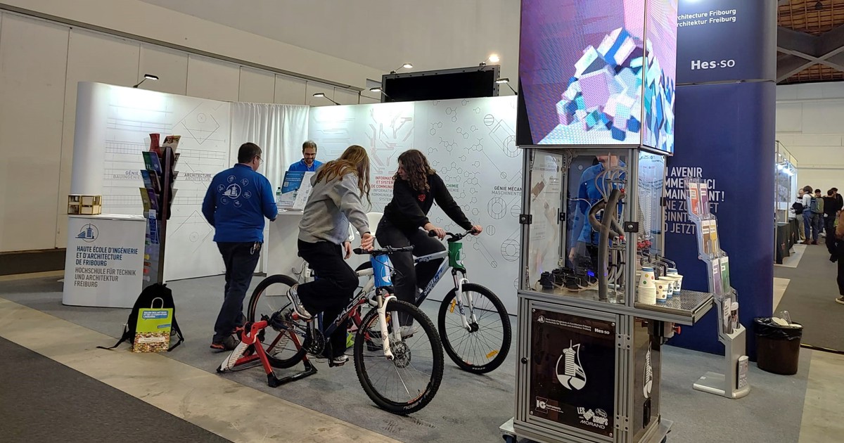 La HEIA-FR au Salon des Métiers et de la Formation à Lausanne - HEIA-FR